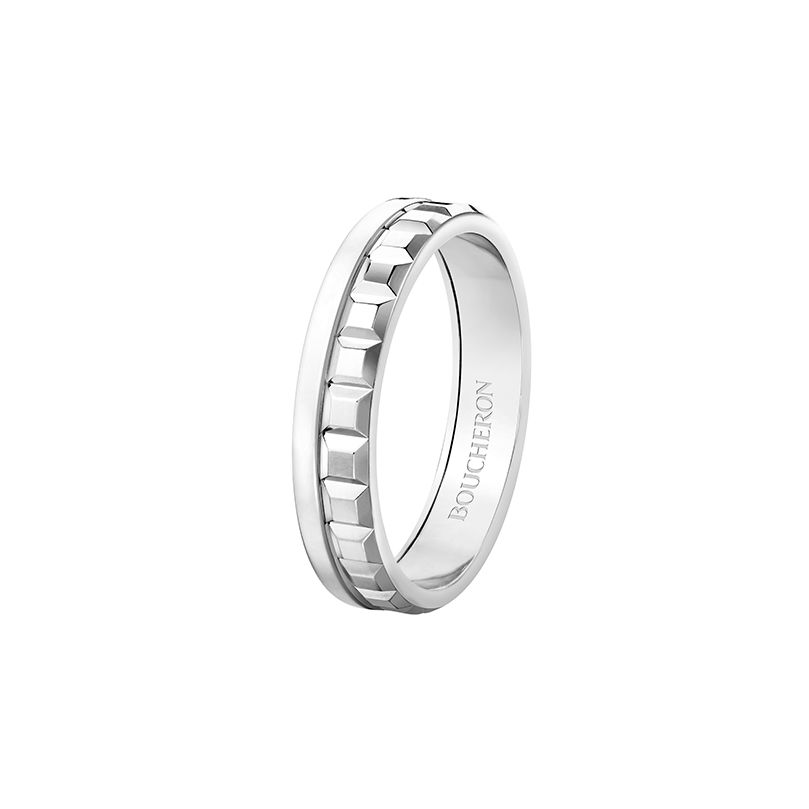 Quatre radiant edition wedding band White Gold| Boucheron