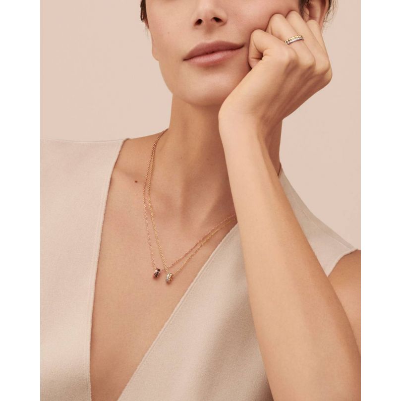 Quatre radiant edition mini pendant yellow gold white gold radiant ...