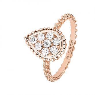 쎄뻥 보헴 스터드 이어링, XS 모티브 핑크 골드 | 부쉐론 | Boucheron South Korea